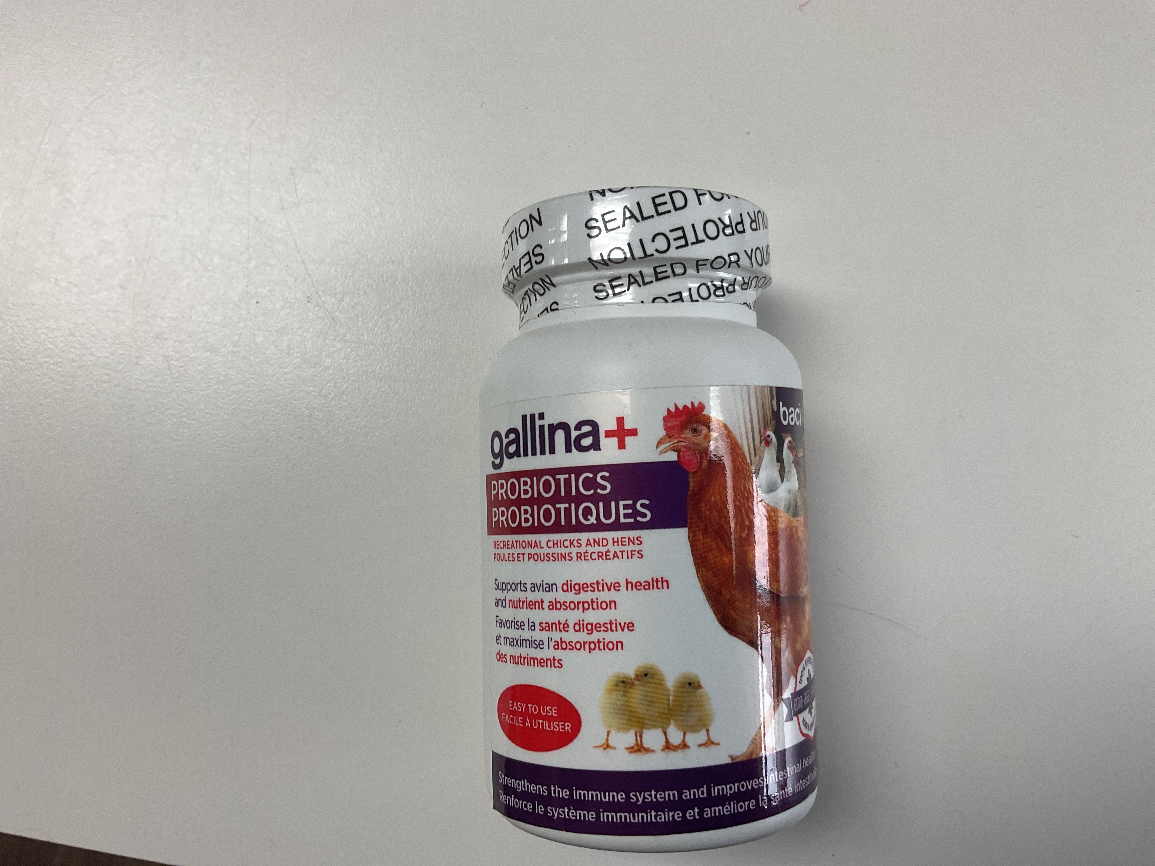 Gallina+, Probiotiques pour Poules et Poussins, 100g. – Animalerie les ...