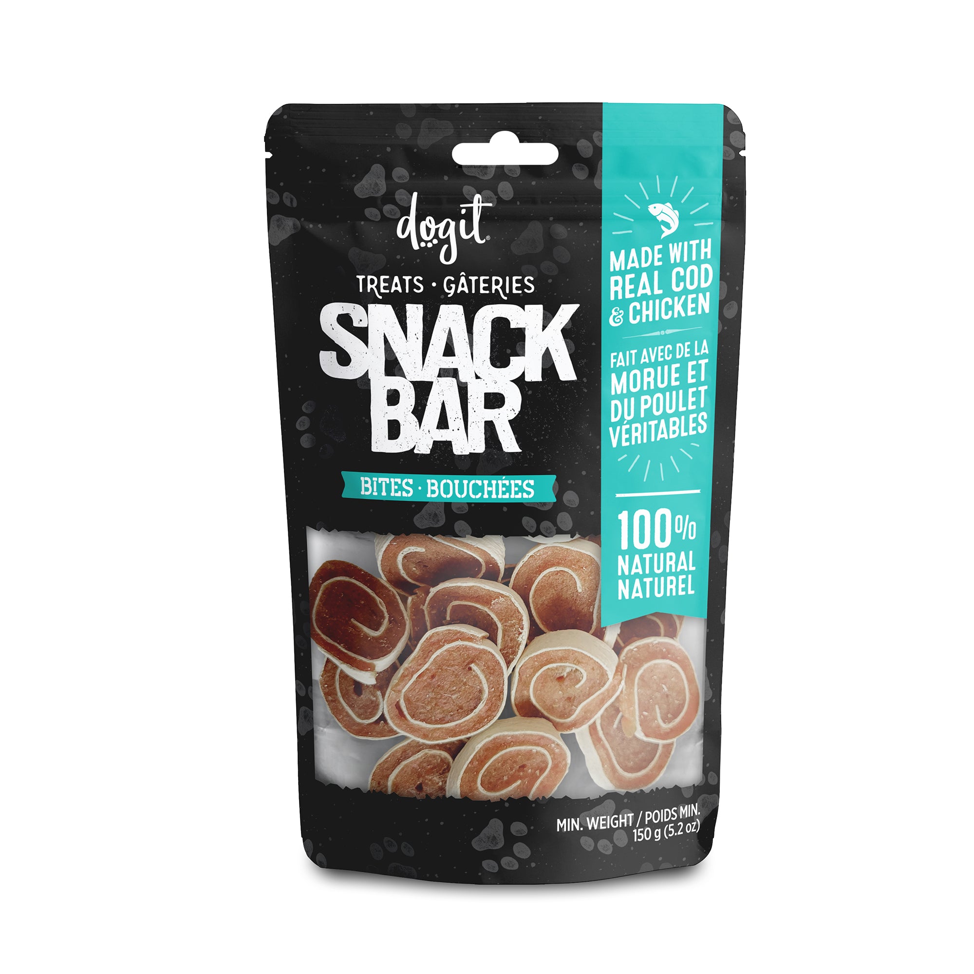 Bouchées au Poulet Snack Bar Dogit, 150g – Animalerie les Rivières